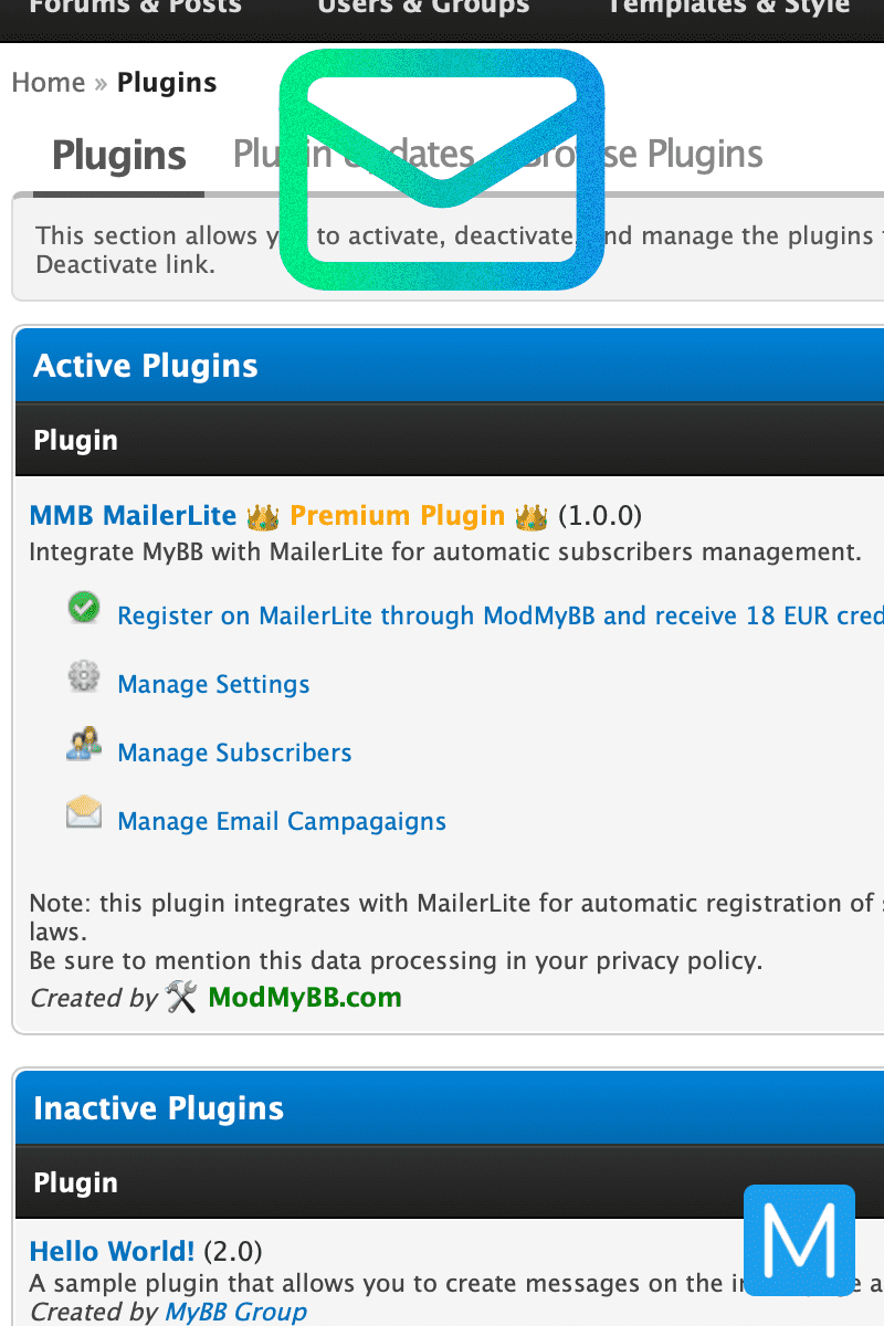 MyBB Plugins | ModMyBB