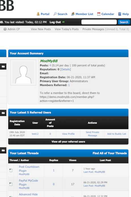 MyBB Plugins | ModMyBB