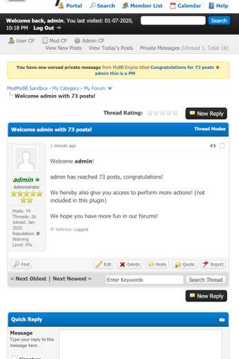 MyBB Plugins | ModMyBB